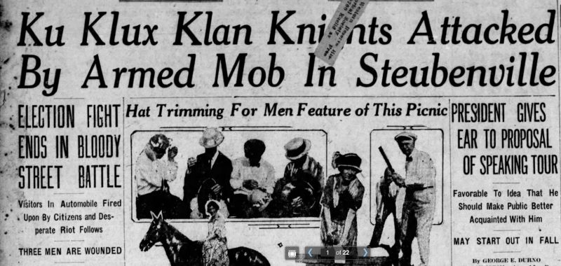 Fighting the Klan in Ohio, 1924 - Belt Magazine